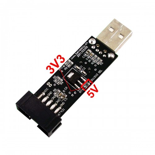 Programador USBasp Atmel Avr 51 Atmega Attiny 3.3v / 5v - Electronilab Programador USBasp Atmel Avr 51 Atmega Attiny 3.3v / 5v - Electronilab